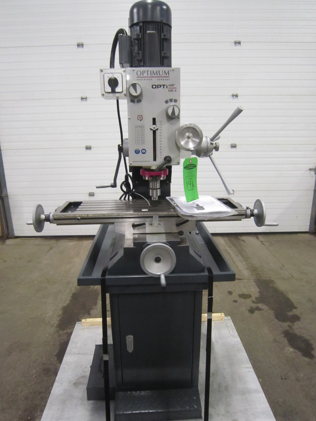 MINT Optimum Maschinen - Germany MODEL MB4 OptiMill Mill with 1.25 ...