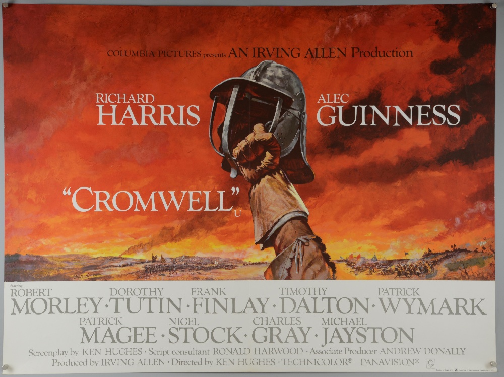 Cromwell (1970) British Quad film poster, artwork by Brian Bysouth ...