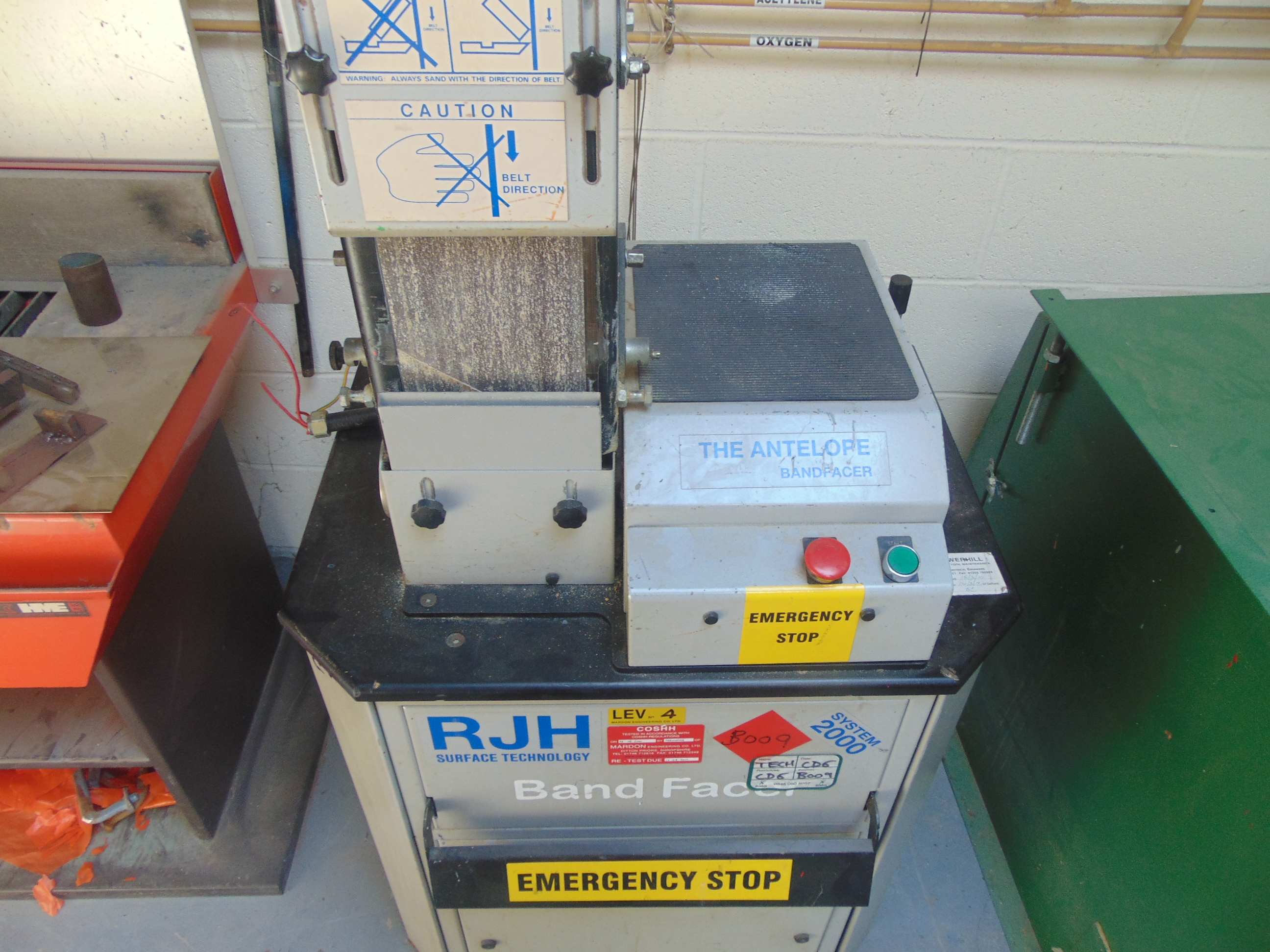 RJH bandfacer, the antelope 415v Appraisal: Not Tested Serial No ...