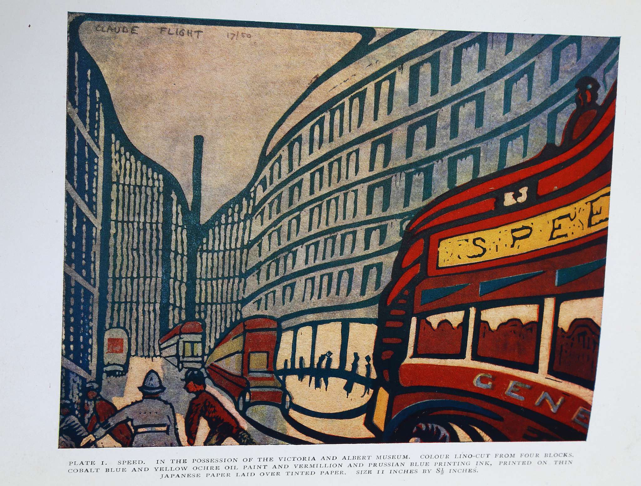 FLIGHT, Claude (1881-1955). Lino-Cuts: a Handbook of Linoleum-Cut ...