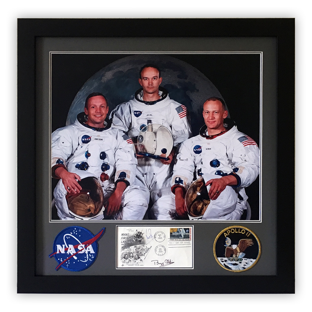 SPACE MEMORABILIA/MOON: Rare Apollo 11 signed first day cover, comes ...