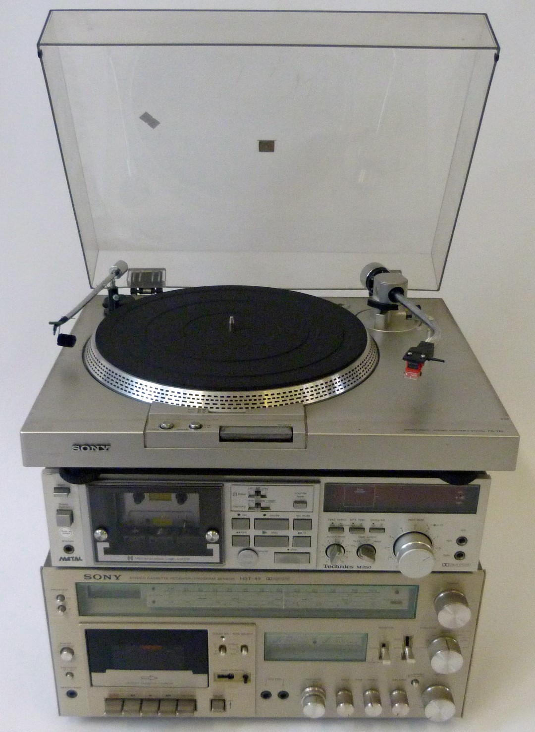 Sony and Technics audio equipmentComprises the 1979 Sony HST-49 stereo ...