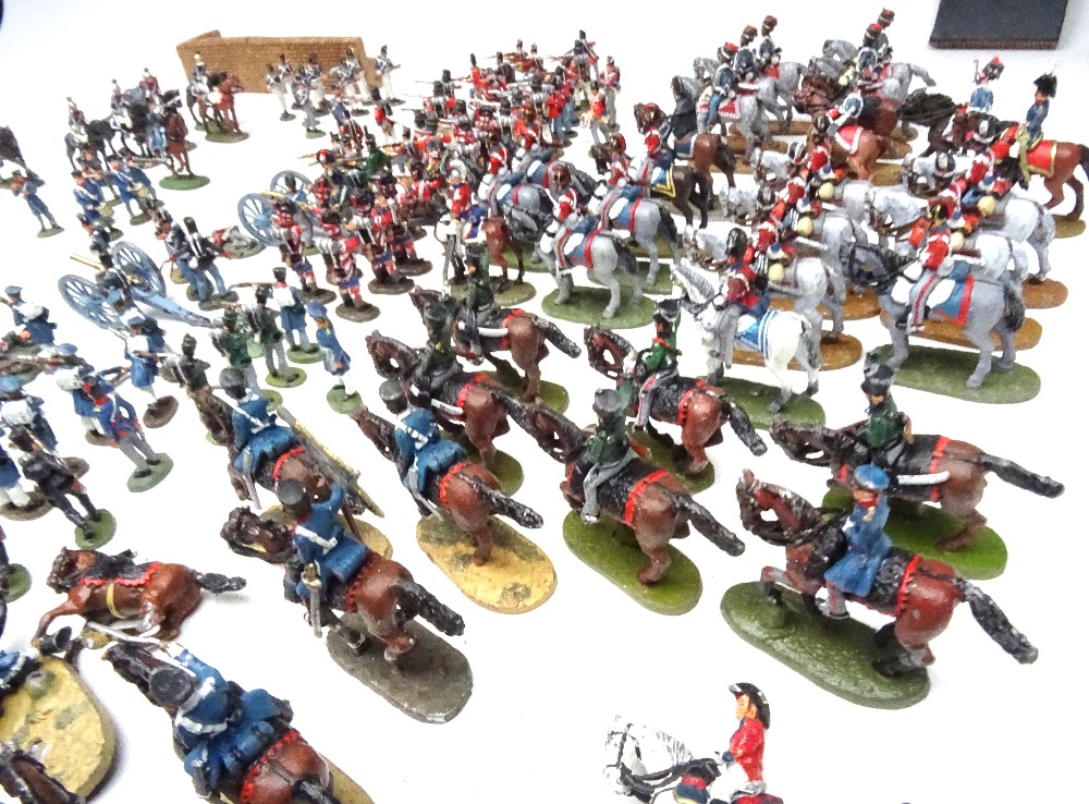 Del Prado Battle of Waterloo 28mm Wargame pieces, forty-nine mounted ...