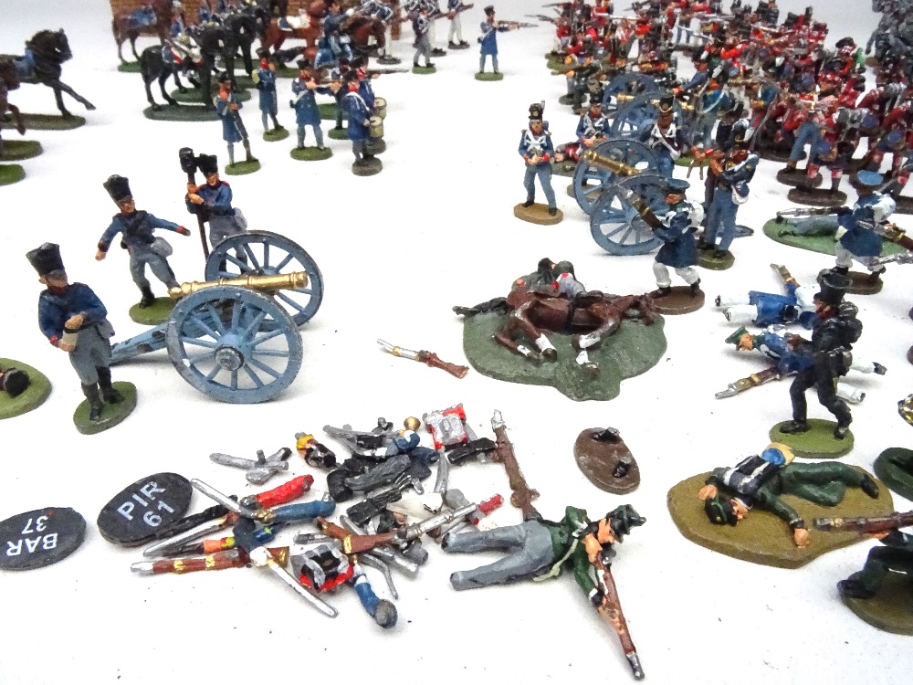 Del Prado Battle of Waterloo 28mm Wargame pieces, forty-nine mounted ...
