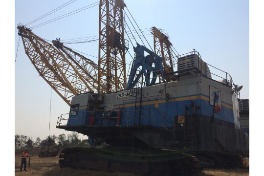 MARION 195M MINI DRAGLINE WITH 3 BUCKETS (LOCATION: GLENCORE COAL ...
