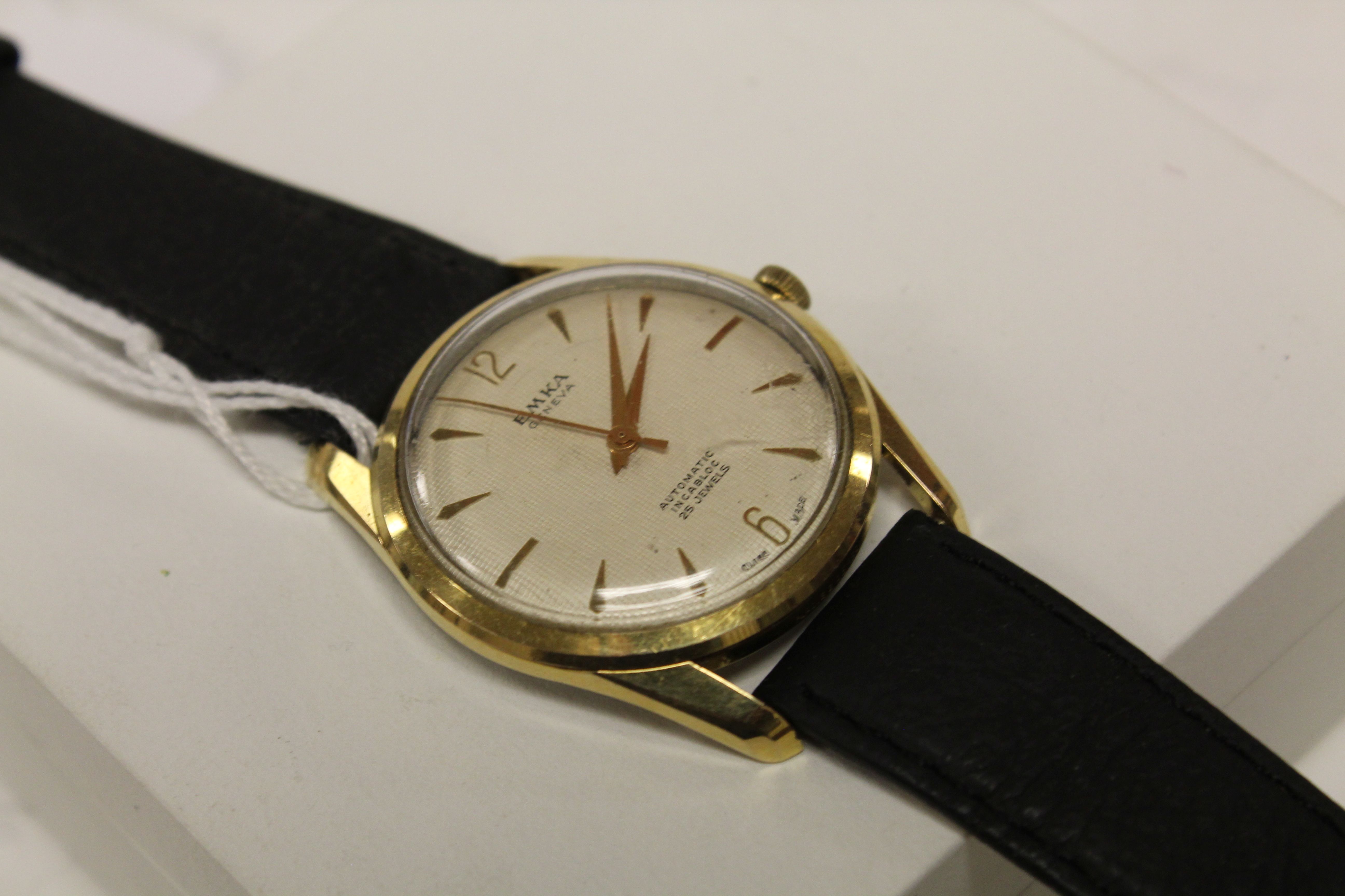 Gents vintage Emka 25 jewel automatic wristwatch