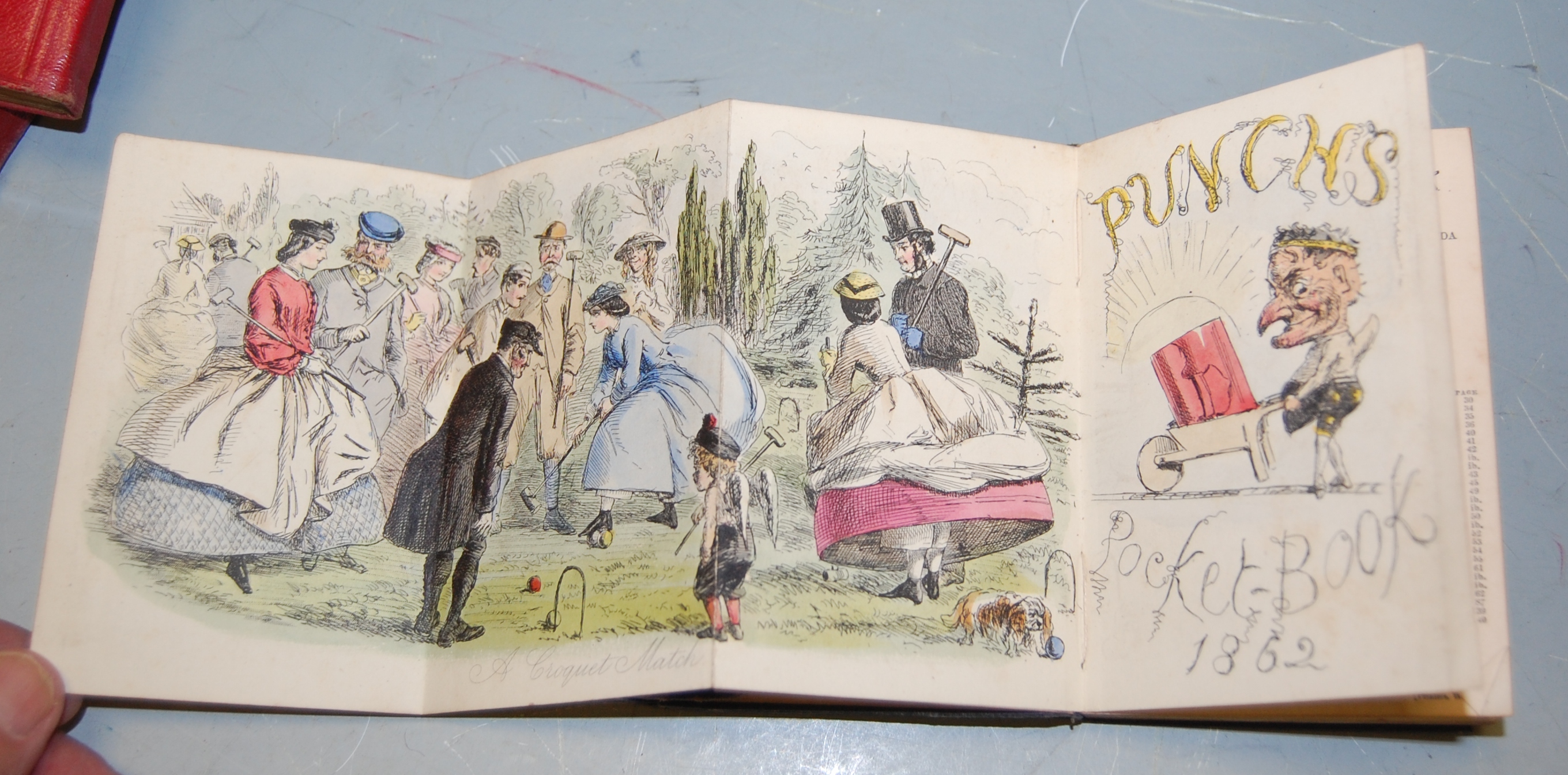 Mr PUNCH's Pocket Book for 1849, 1862, 1870 and 1875, each in soft ...