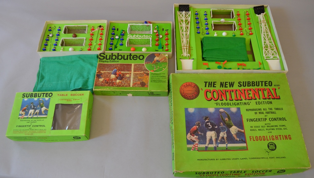 6 Vintage Subbuteo sets including Stadium Edition and Floodlight ...