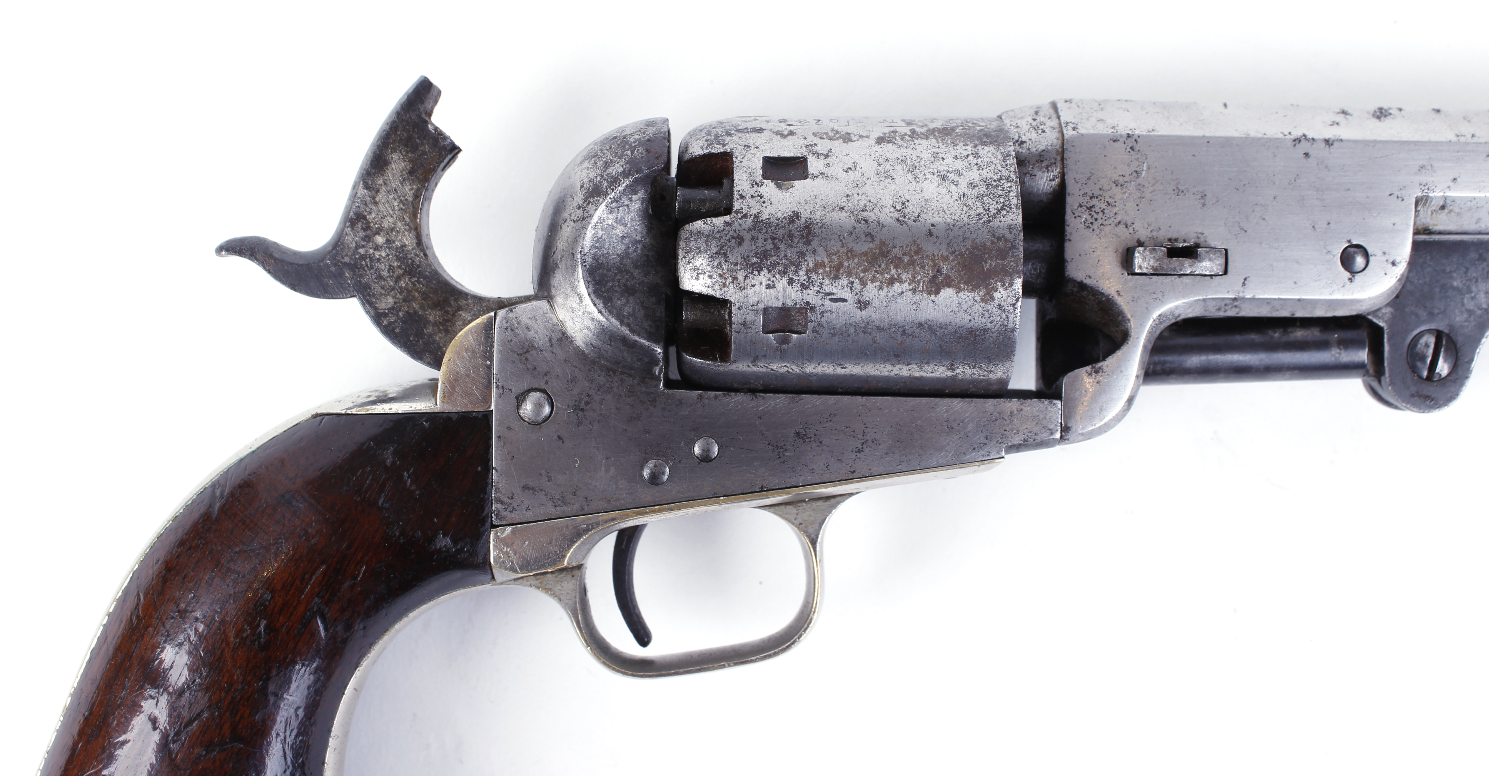 .36 London Colt Navy six shot single action percussion revolver c.1853 ...