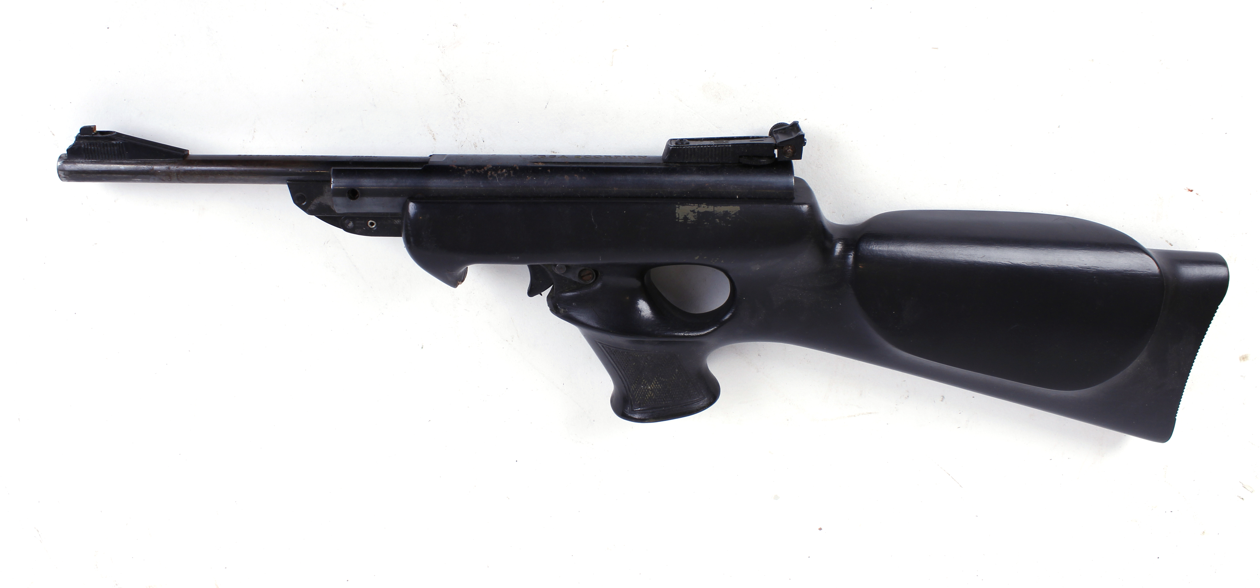 .22 BSA Scorpion break barrel air pistol with thumb hole stock