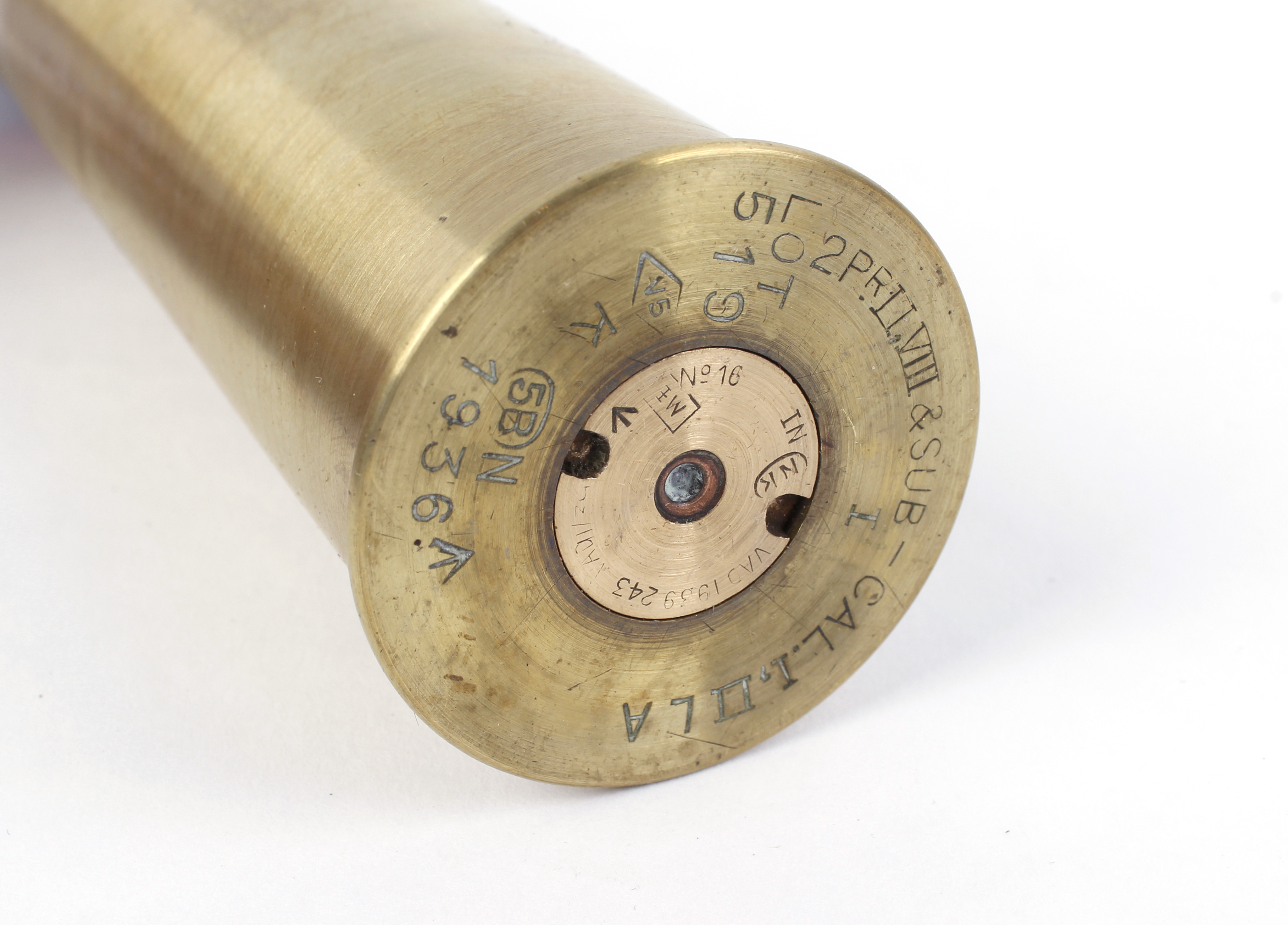 WWII 2-pdr 'Pom Pom' proof shell (inert)