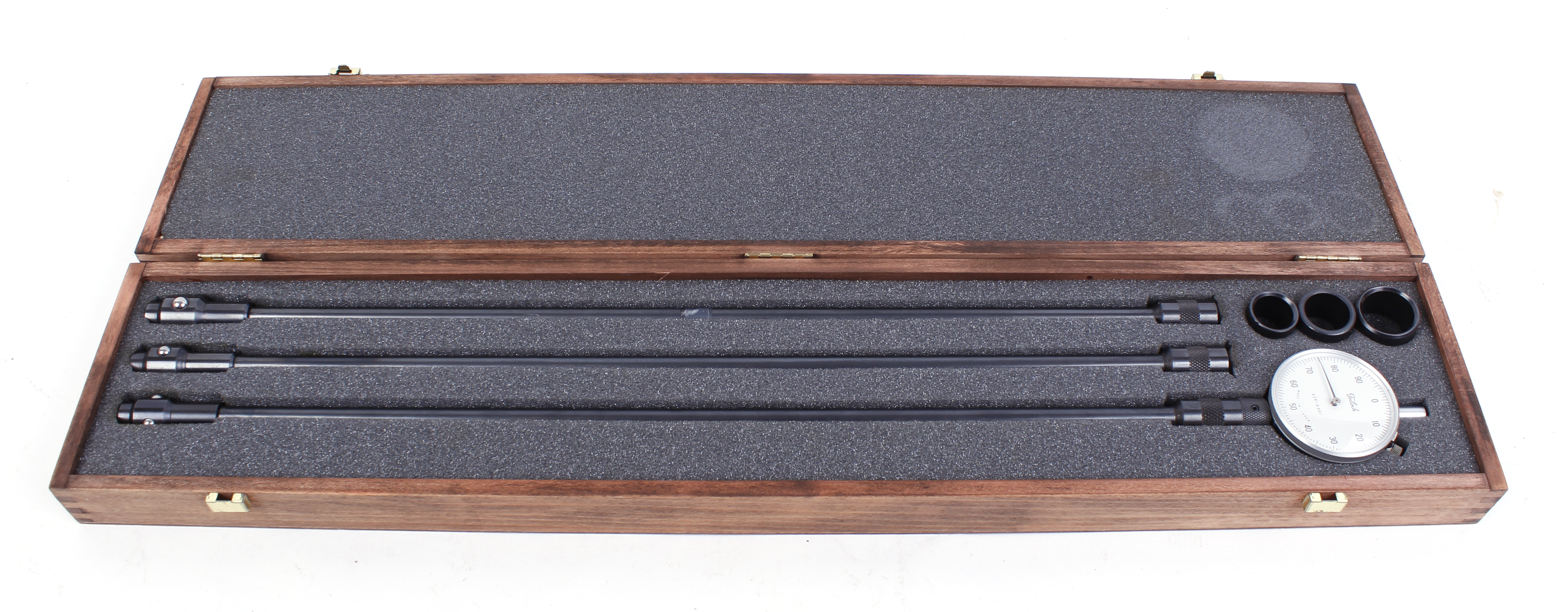 Stan Baker barrel reader, 8 bore, 10 bore & 12 bore, cased