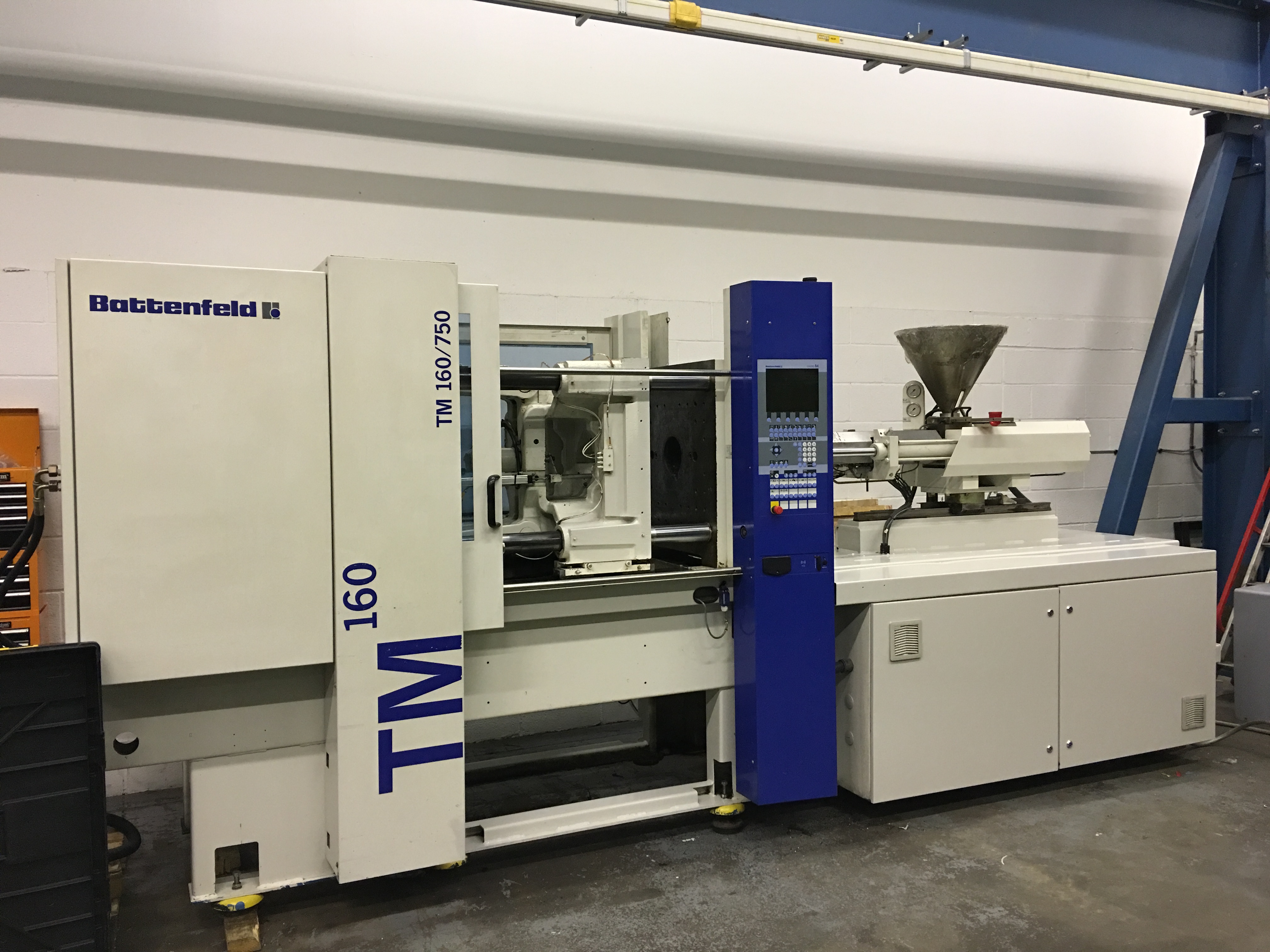 Battenfeld TM160/750 plastic injection moulding machine, 160 Tonne ...