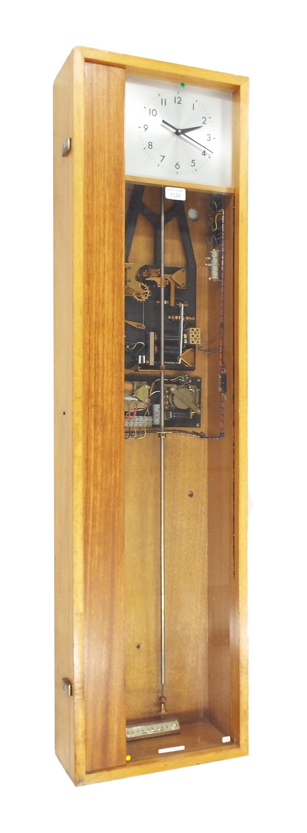 Synchronome electric master clock with electronic seconds movement, the ...