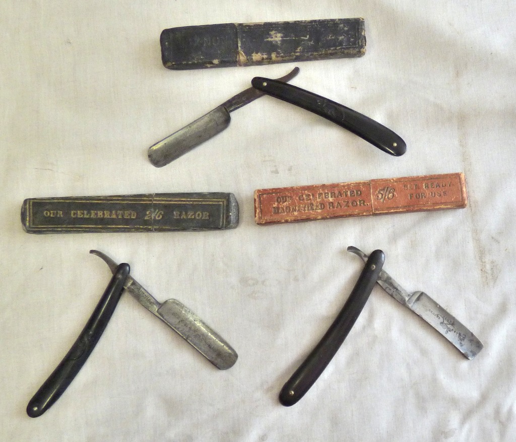 Razors-Cut throat razors (3)-in original boxes