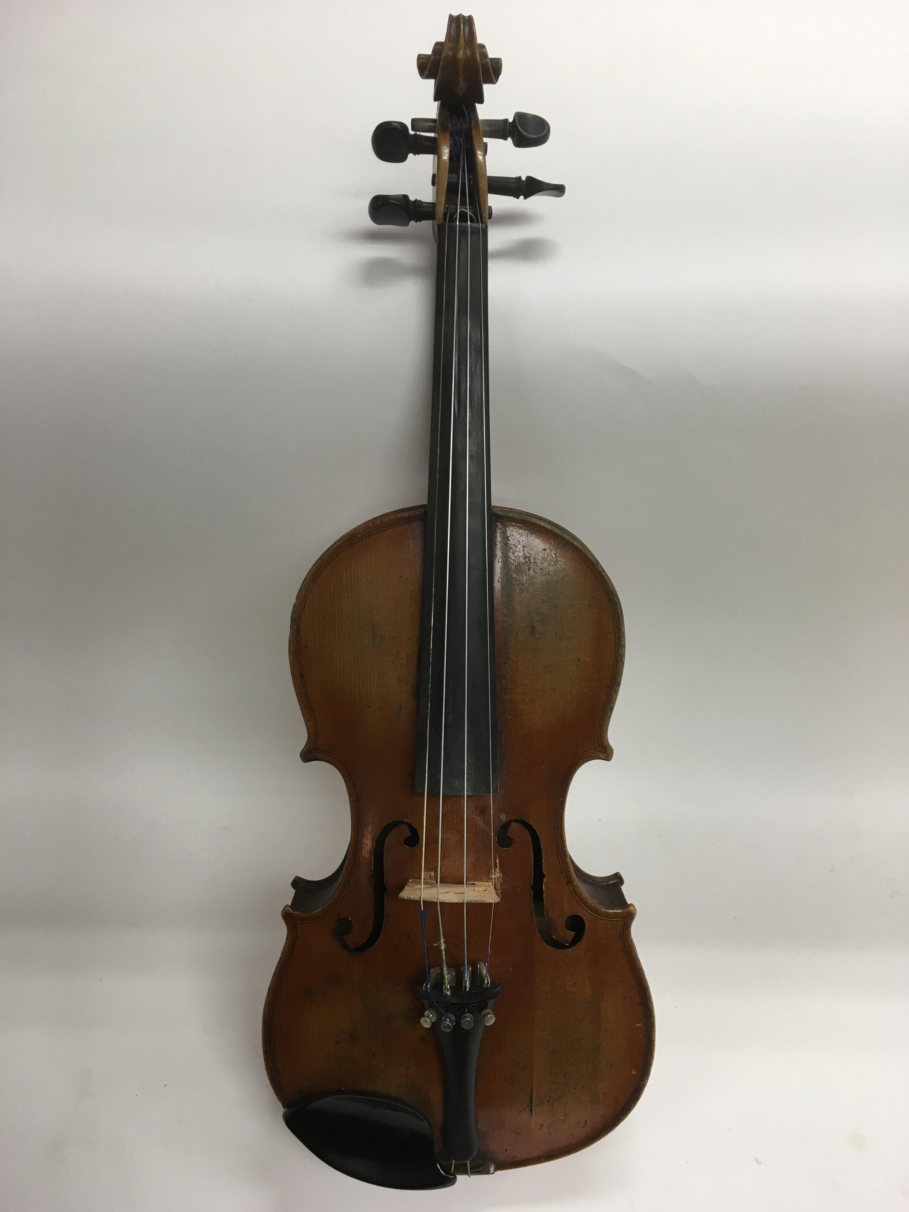 A cased Jacob Steiner violin.