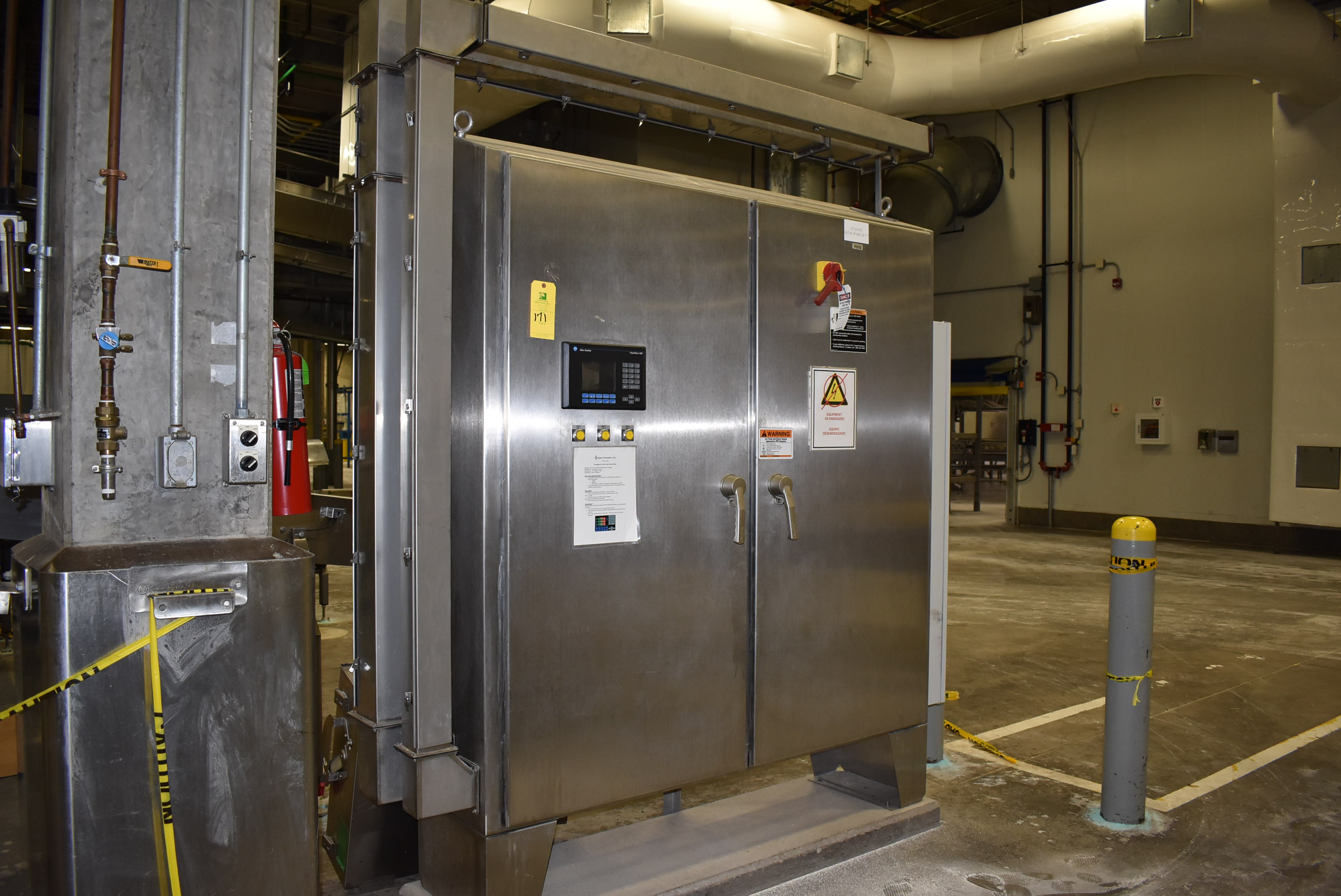 Stainless Steel Control Panel, 72 in. x 72 in. x 18 in. Front-Back, 2 ...