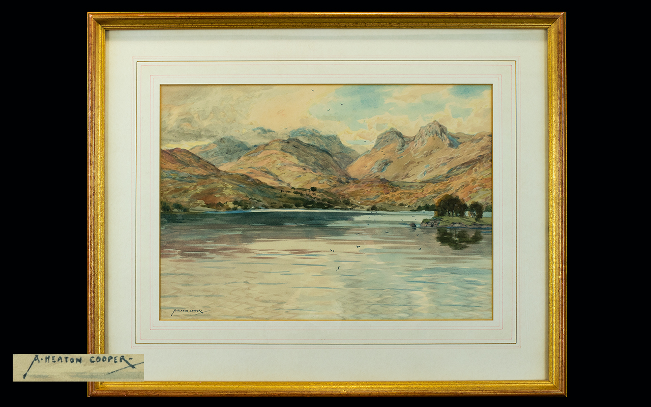 Alfred Heaton Cooper (British 1863 1929) Original Watercolour On Paper ...