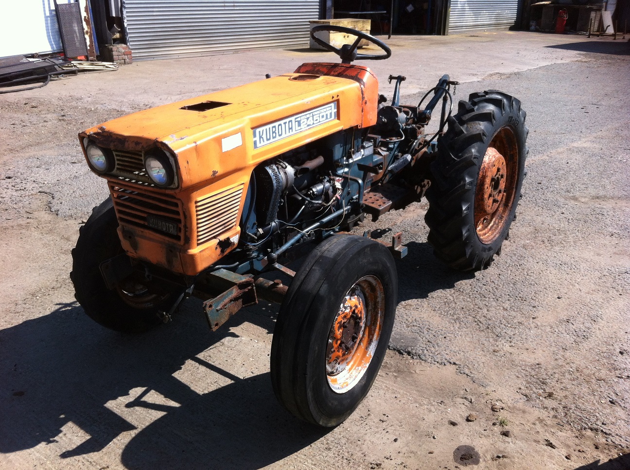 KUBOTA DOUBLE TRACTION L245DT TRACTOR *NO VAT* 25 HP ENGINE 4 WHEEL ...