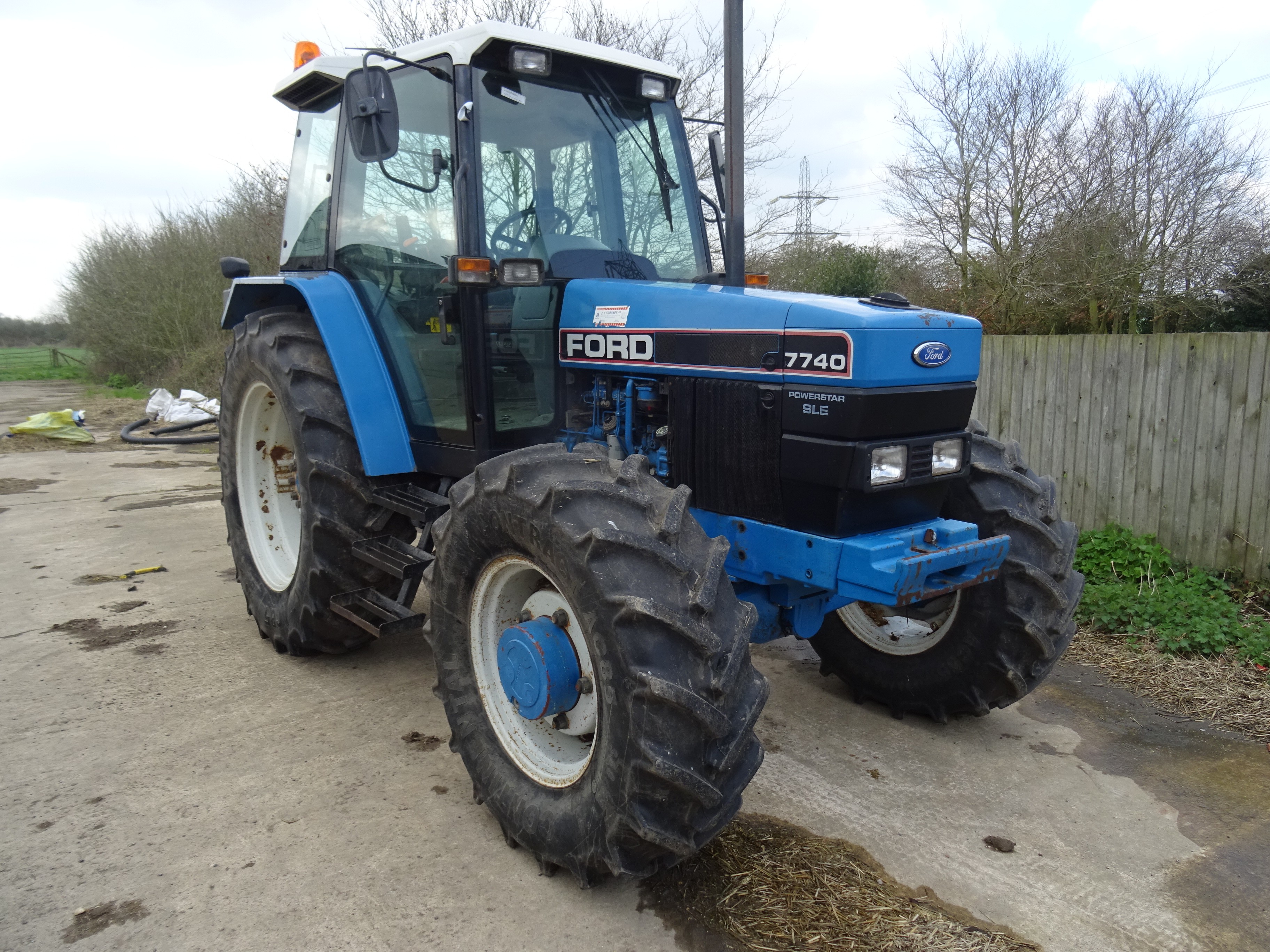 Ford 7740 SLE 4wd tractor (1995)8379 hrsV5