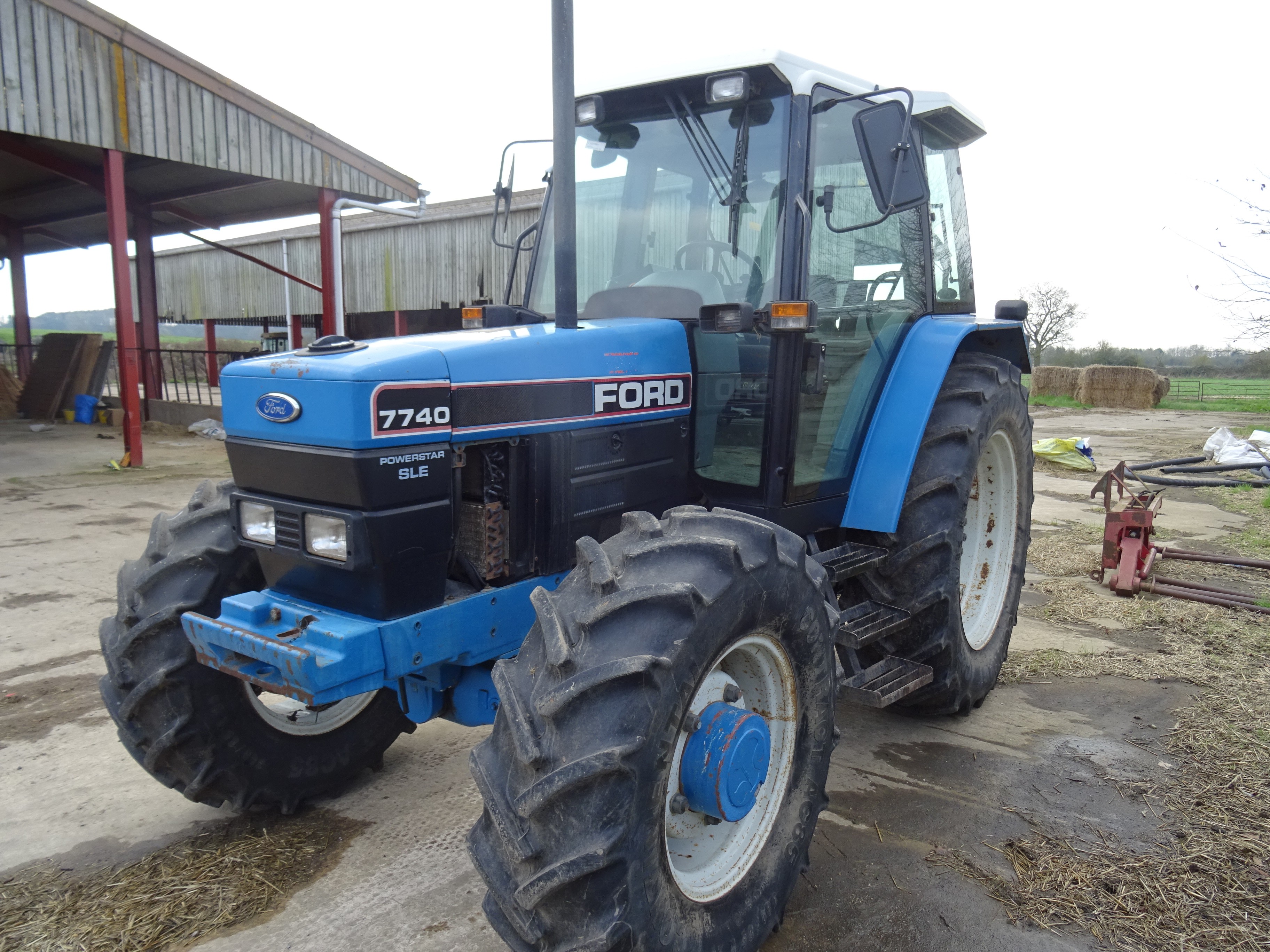 Ford 7740 SLE 4wd tractor (1995)8379 hrsV5
