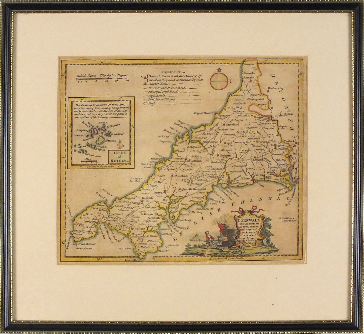 Thomas KITCHEN (1718-1784), 18th Century engraved Map with hand ...