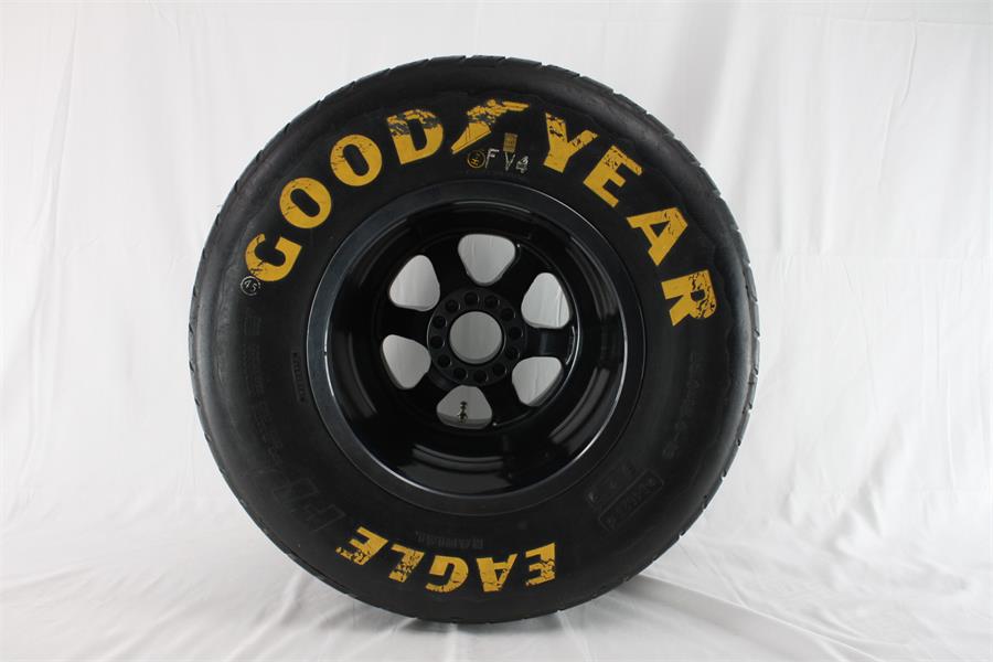 Vintage Formula One Goodyear Eagle Radial F1 Tyre on DYMAG Alloy Rim ...