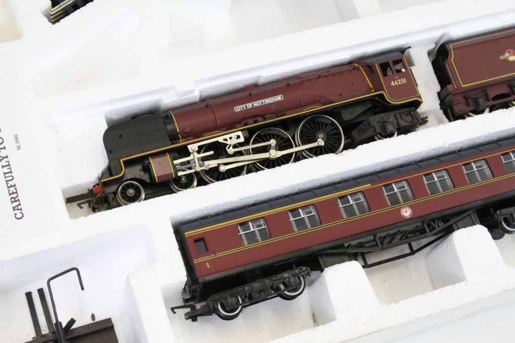 Boxed Hornby OO gauge R758 Night Mail Express train set with City of ...