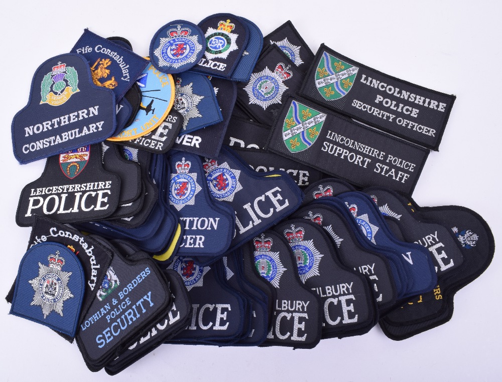 Selection of Obsolete British Cloth Police/Traffic Warden Patches ...