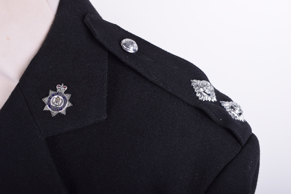 Four Obsolete Police Tunics, Kent Constabulary old style belted tunic ...