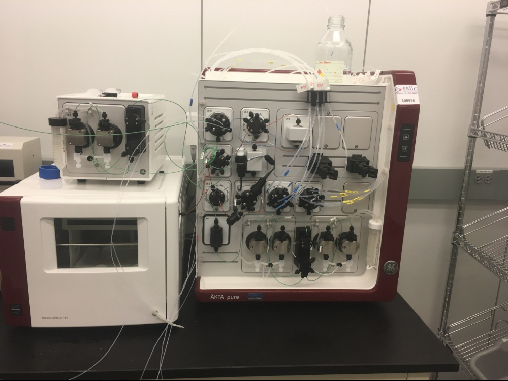 GE AKTA pure Chromatography System, ÄKTA pure 25 L , SN: 1881932 ...