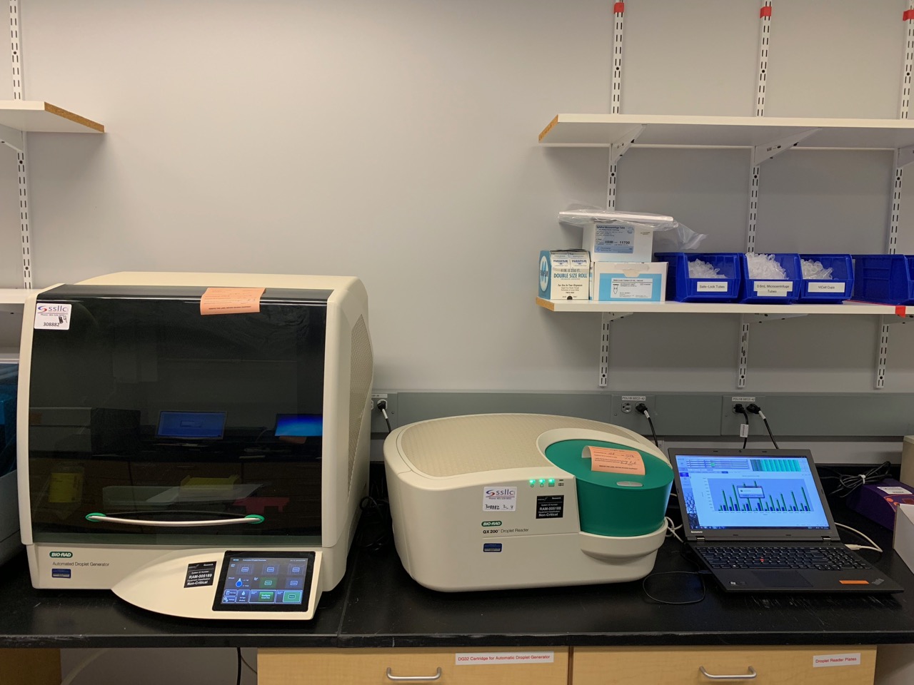 Bio-Rad Automated Droplet Generator and Reader, Automated Droplet ...