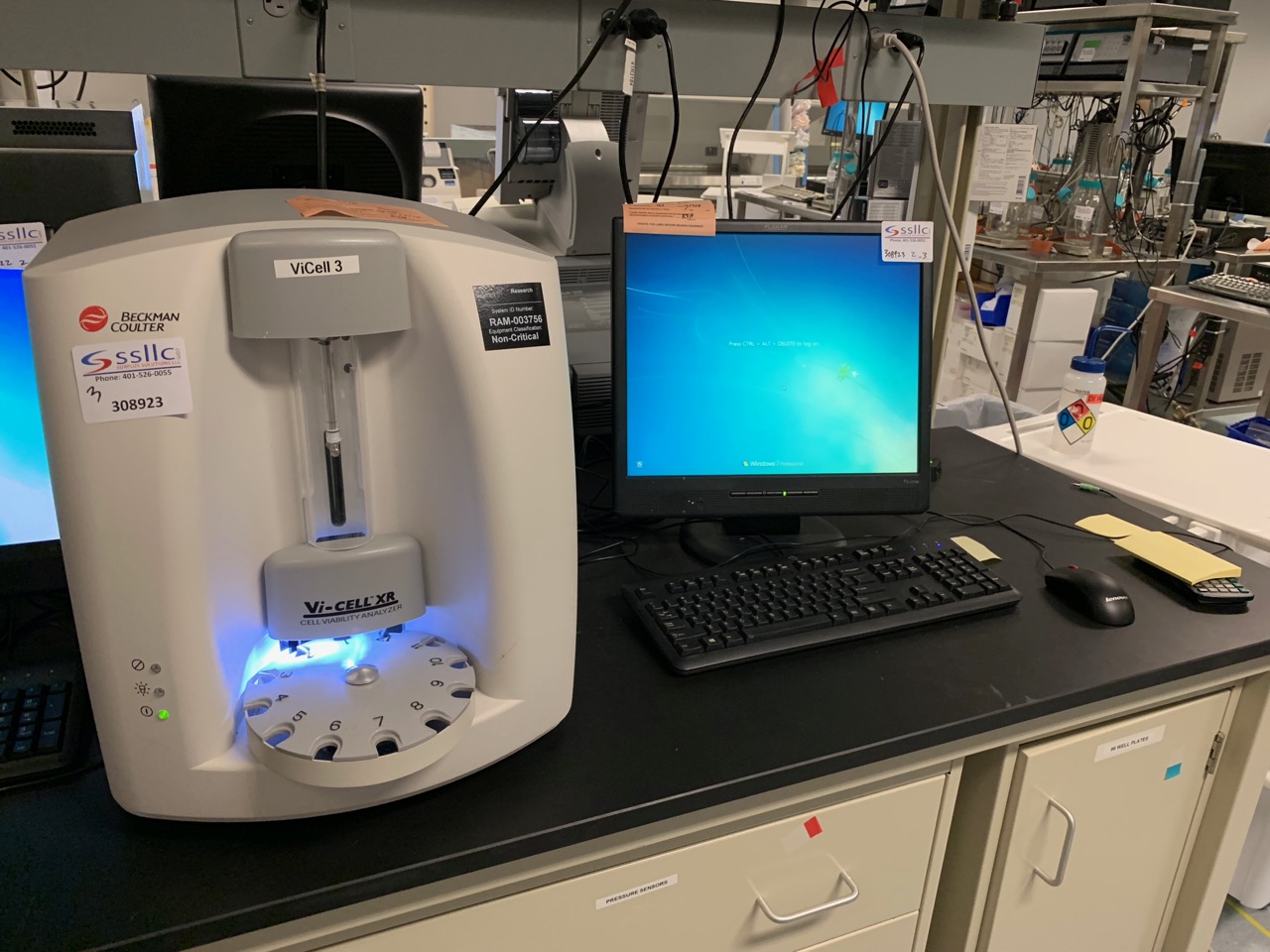 Beckman Coulter Vi-Cell XR Automated Cell Viability Analyzer ...