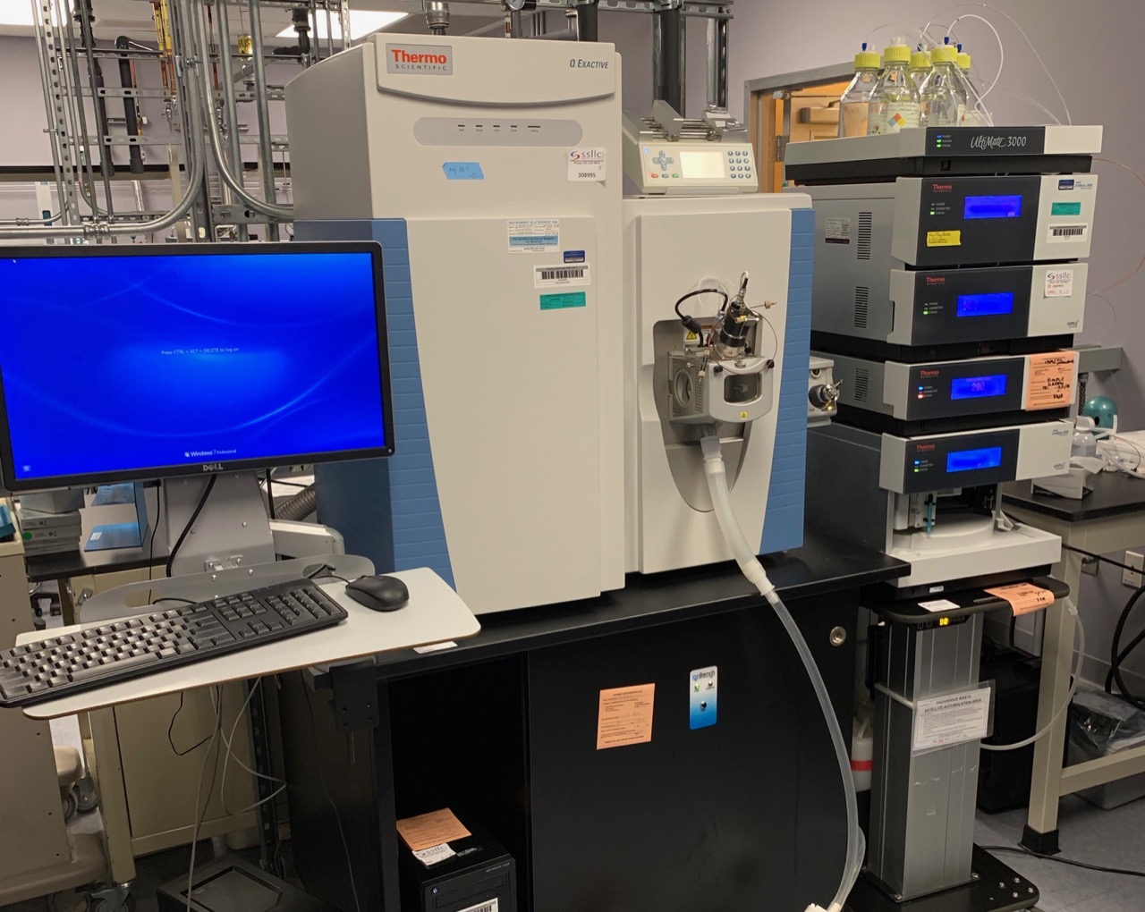 Thermo Fisher Scientific Q Exactive Mass Spectrometer, SN: 02120L YR ...