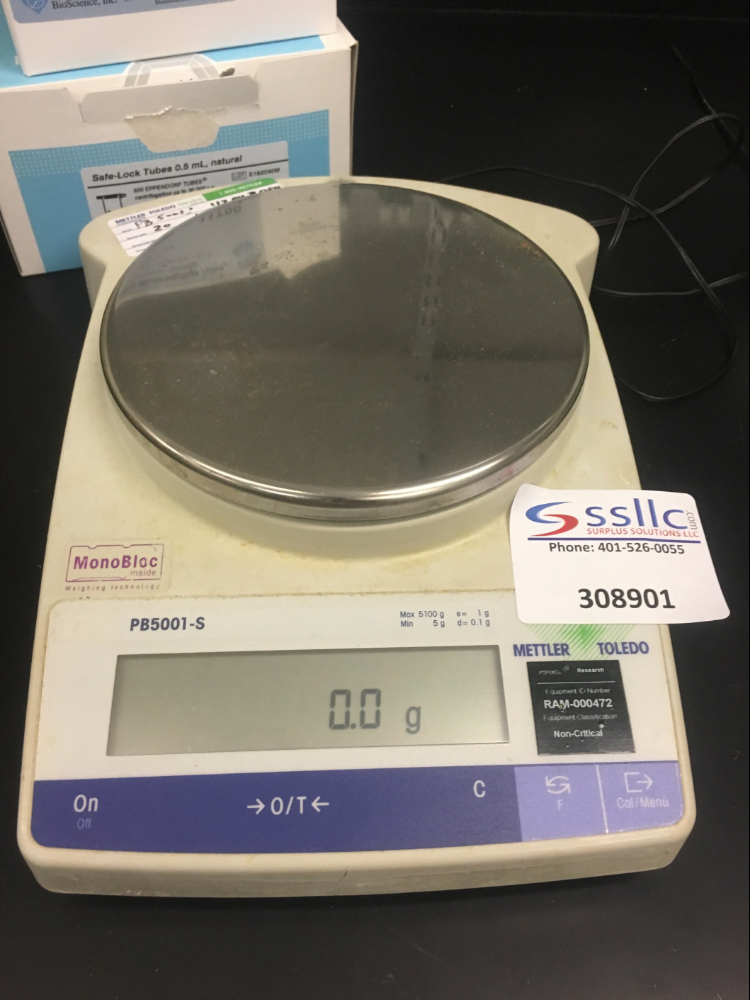 Mettler Toledo PB5001-S Digital Scale, Electrical: 8-20V, 50/60Hz, 6VA ...