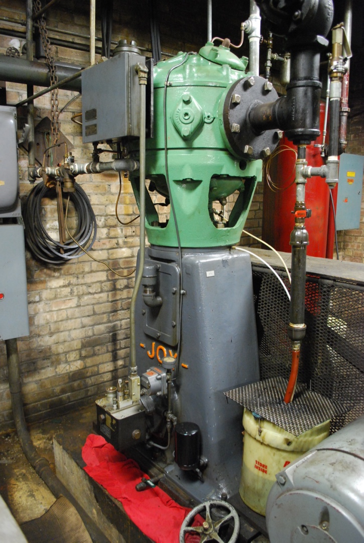 JOY 40 HP CLASS WG9 VERTICAL AIR COMPRESSOR: S/N 84409; Size 8 x 7 Max ...