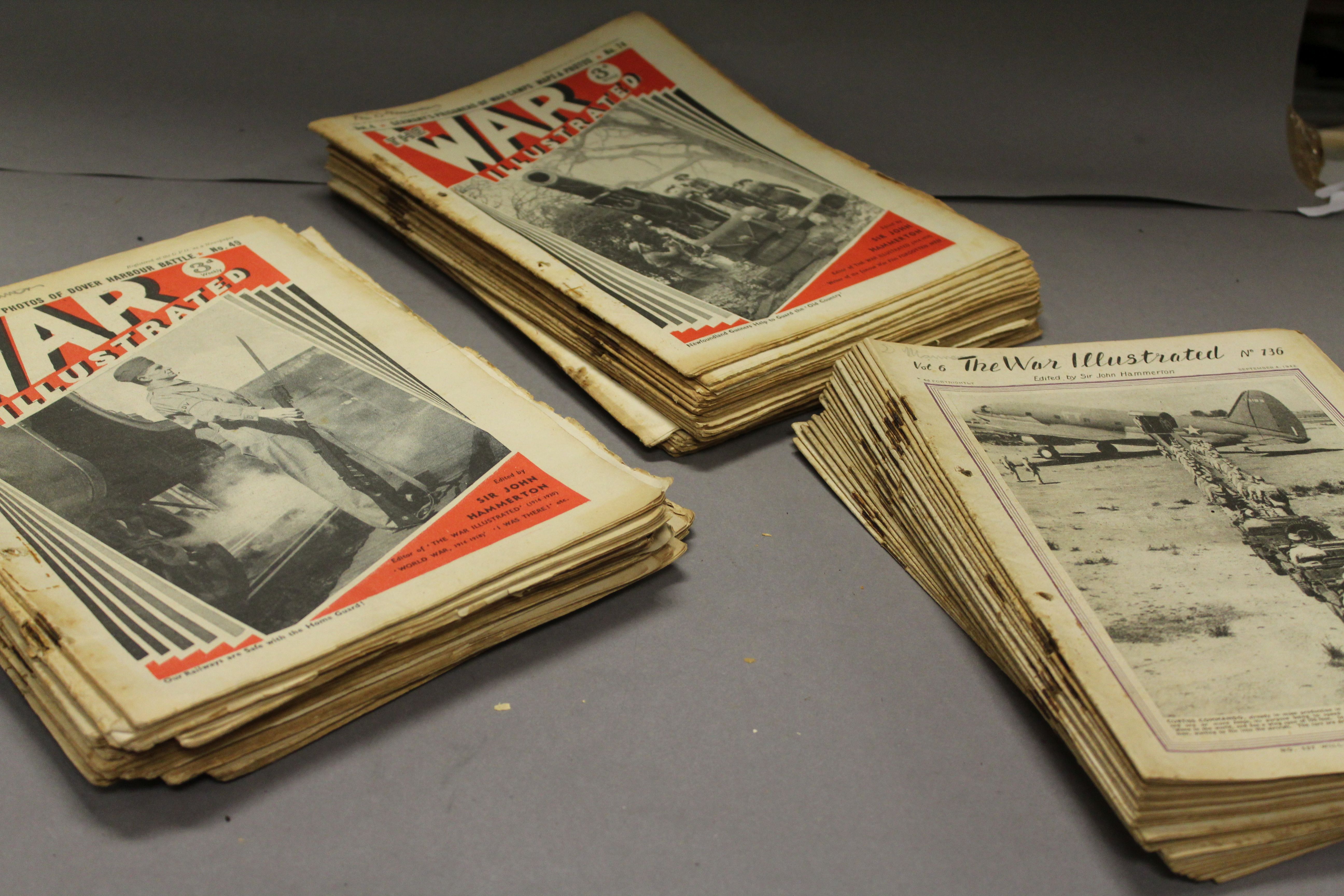 Large collection of WW2 War Illustrated magazines