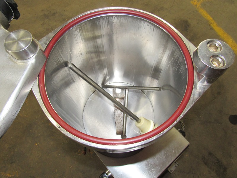 Hollymatic Mdl. 55-S Hydraulic Piston Stuffer, 55 LB capacity, self ...