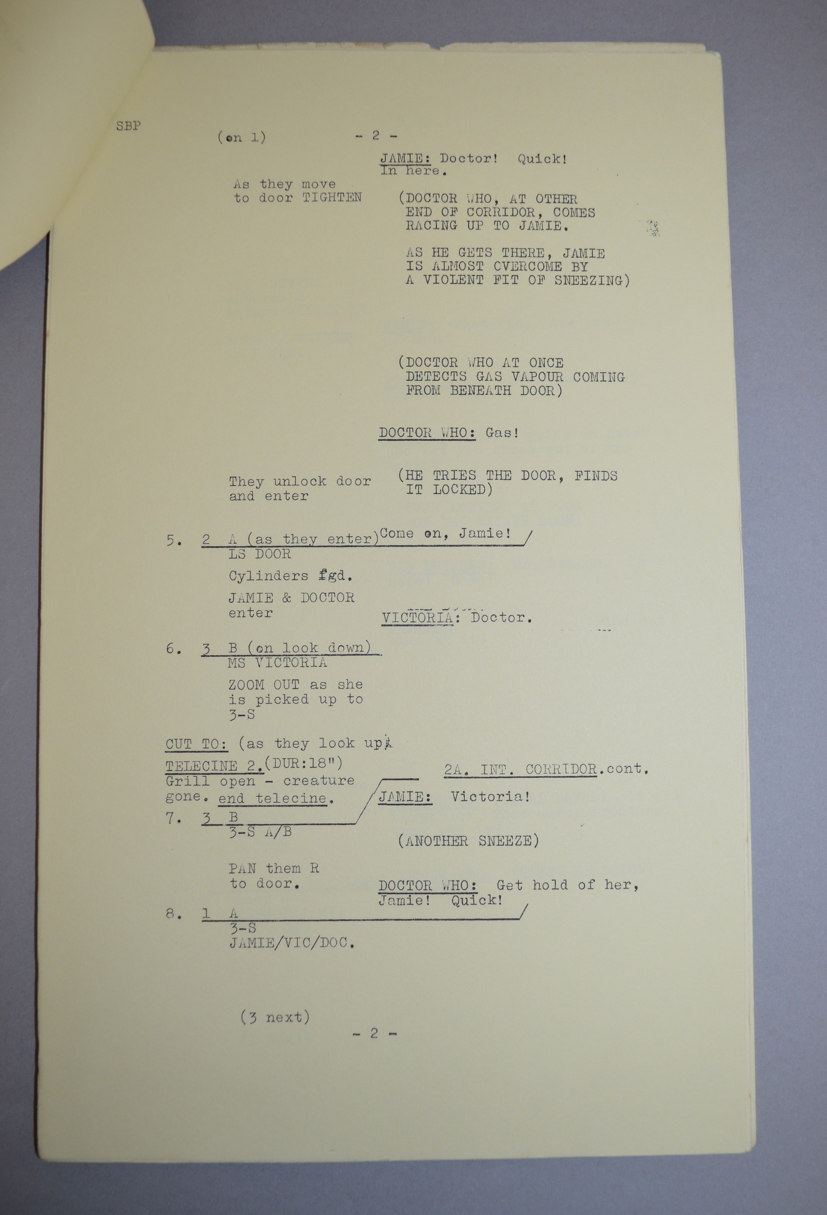 Doctor Who (Dr Who) full set of 6 original camera scripts from the ...