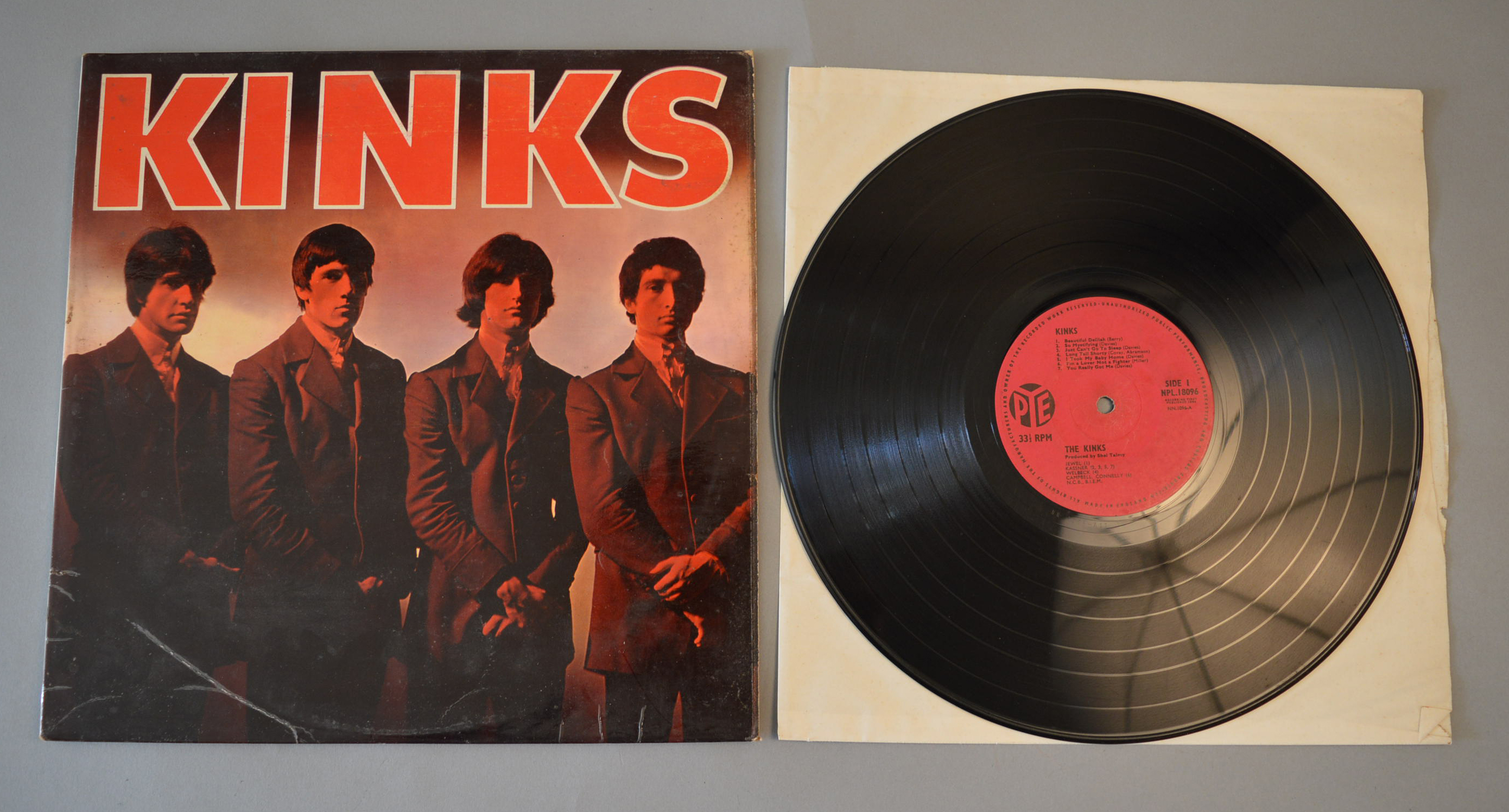 The Kinks (mono) LP 1st pressing 1964 on Pye NPL 18096. Record- VG ...