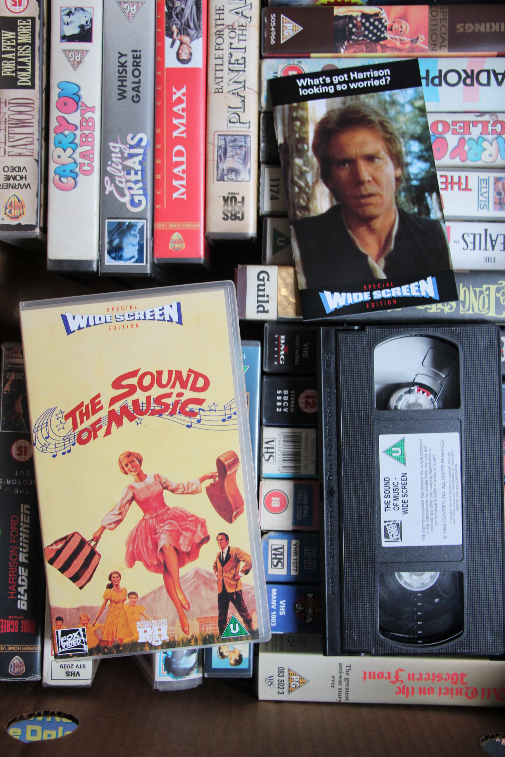 70+ VHS Ex-rental 80's video shop video tapes direct from the video ...
