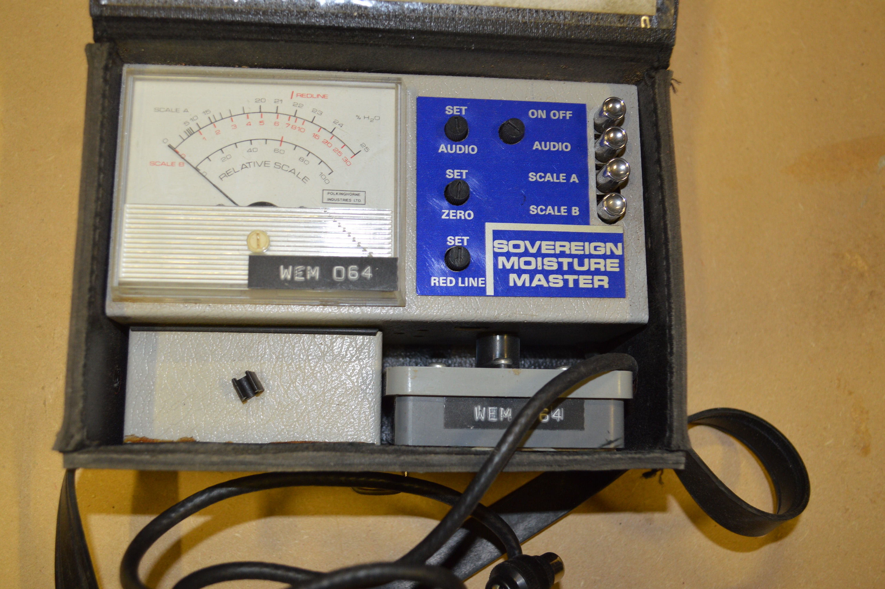 Sovereign Moisture Master. Model 452. Complete With Case (please note ...