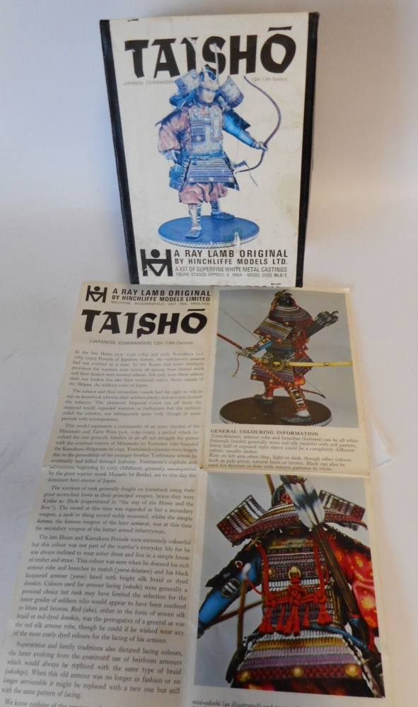 Hinchcliffe models by Ray Lamb: 'Taisho' unmade white metal figure of a ...