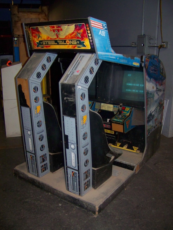 STEEL TALONS CLASSIC ARCADE GAME ATARI Item is in used condition ...