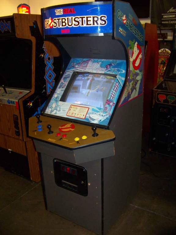 THE REAL GHOSTBUSTERS CLASSIC ARCADE DATA EAST Item is in used ...
