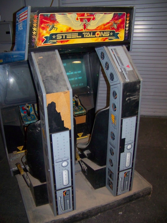 STEEL TALONS CLASSIC ARCADE GAME ATARI Item is in used condition ...