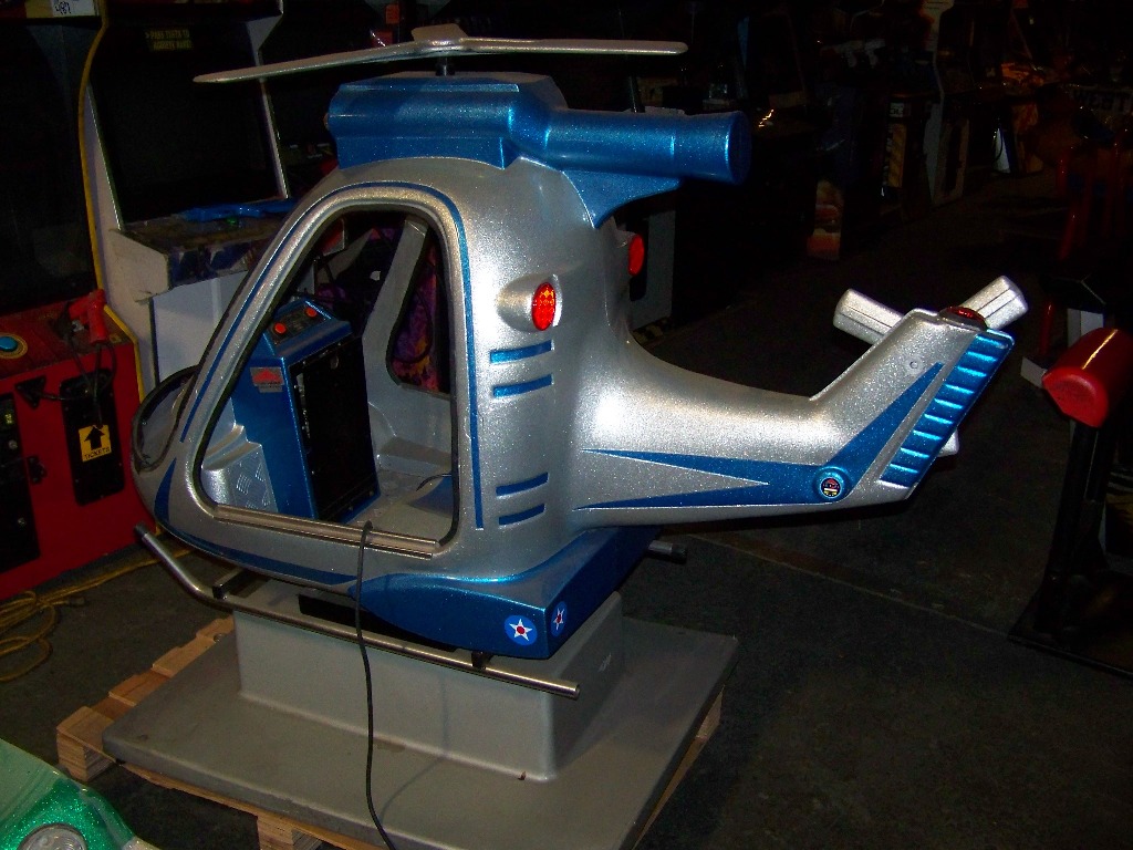 KIDDIE RIDE HELICOPTER COIN OP Item is in used condition. Evidence of ...