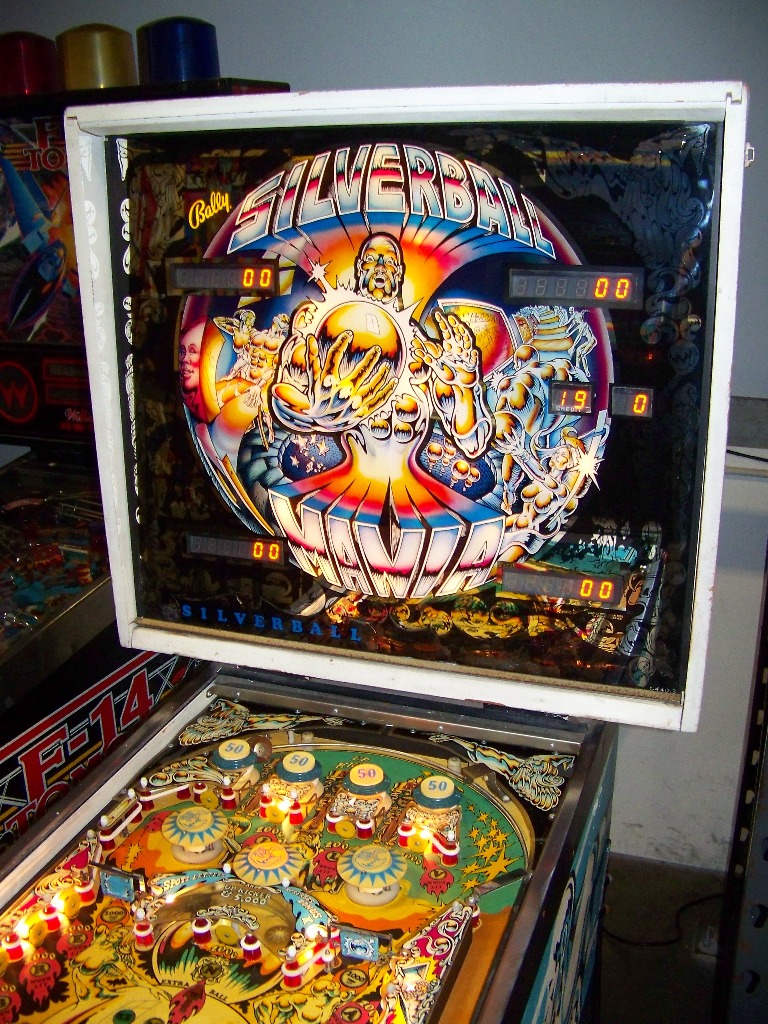 SILVERBALL MANIA PINBALL MACHINE BALLY CLASSIC Item is in used ...