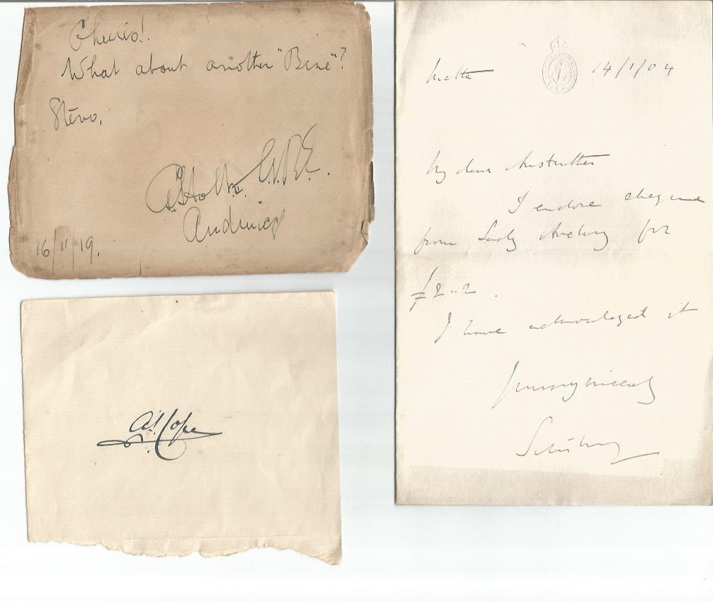 Historical letter collection. 30+ 1800,1900s dignitaries letter ...