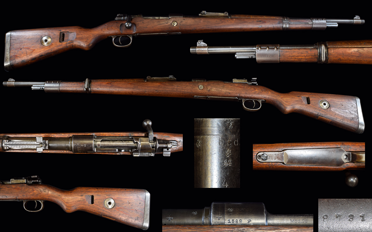 Mauser K98KS- World War II Bolt Action Rifle. Produced by Gustloff ...